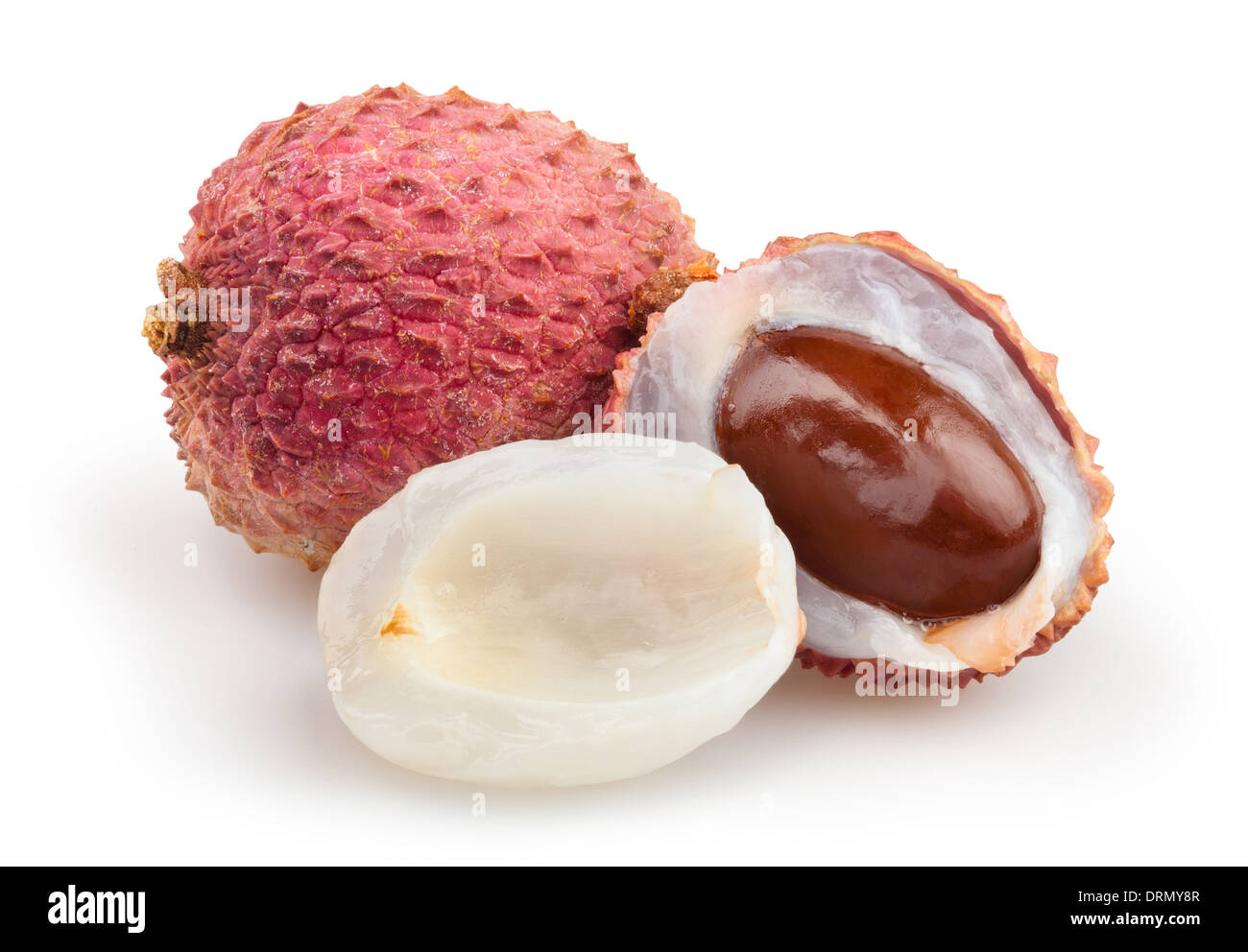 Litchi group cut isolated on hi-res stock photography and images - Alamy