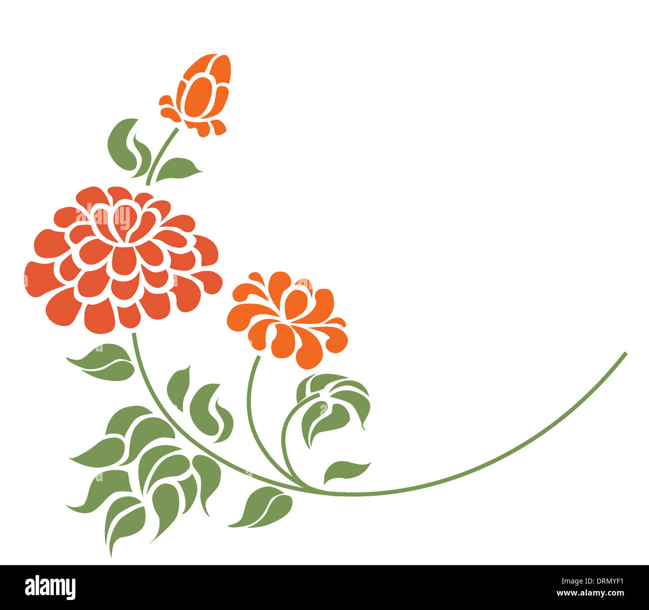 Romantic background roses greeting Cut Out Stock Images & Pictures - Alamy