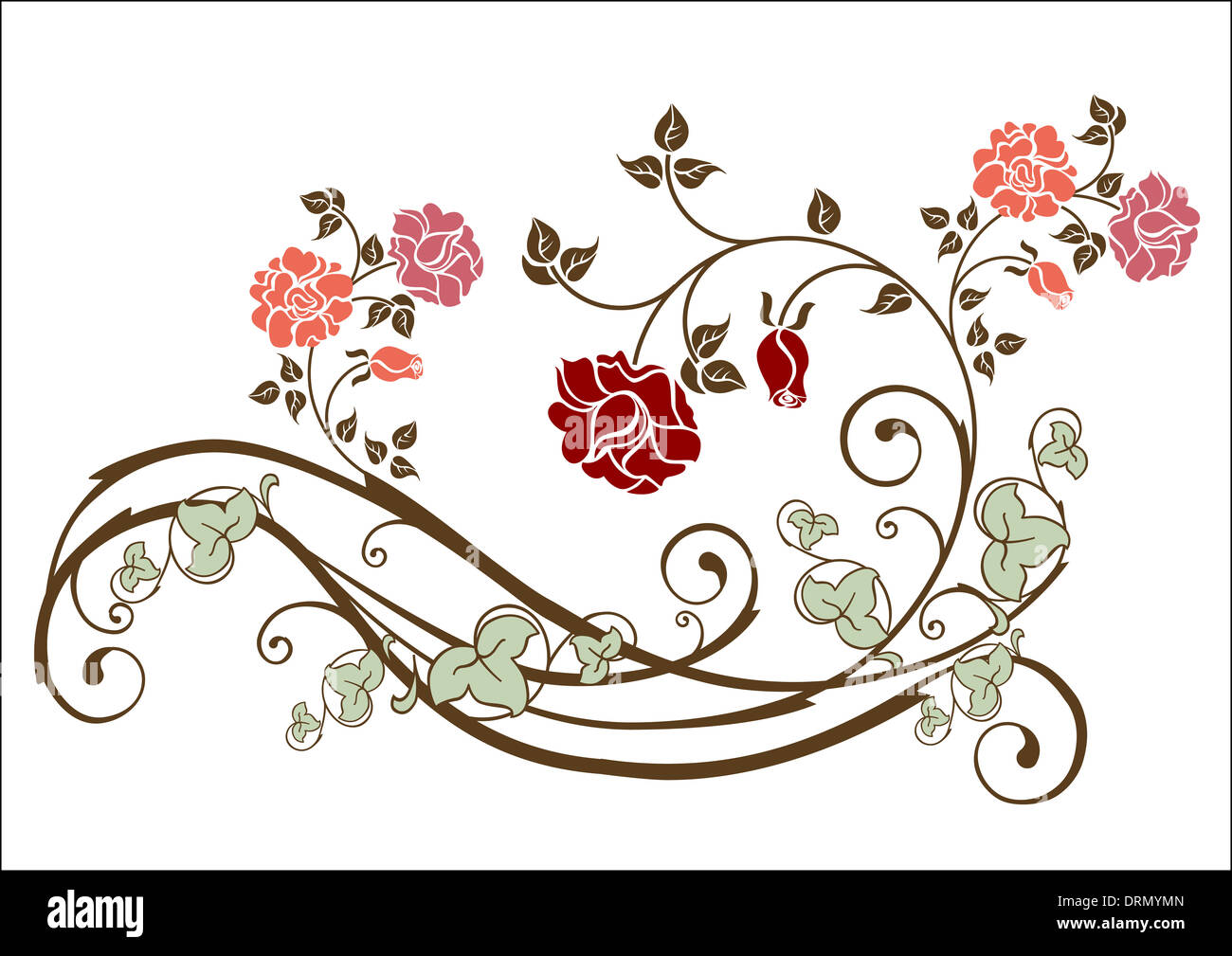 Flor element hi-res stock photography and images - Alamy