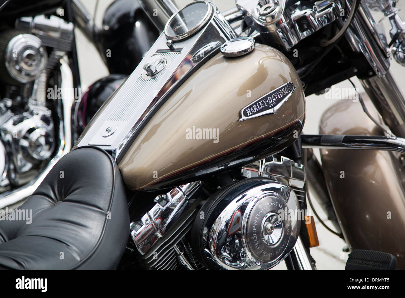 Harley davidson road king hi-res stock photography and images - Alamy