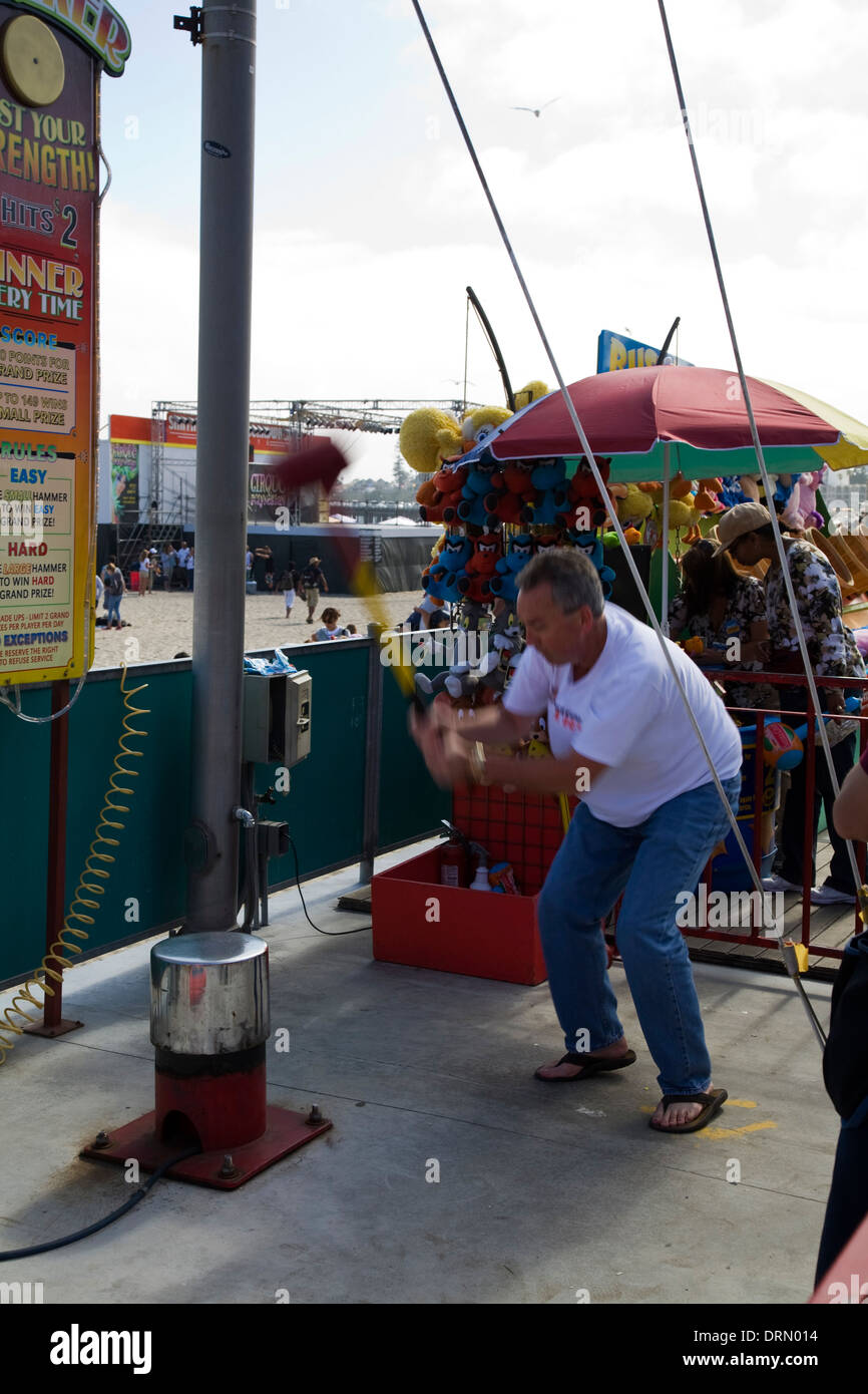 Fairground Strength Test Stock Photos & Fairground Strength Test Stock ...