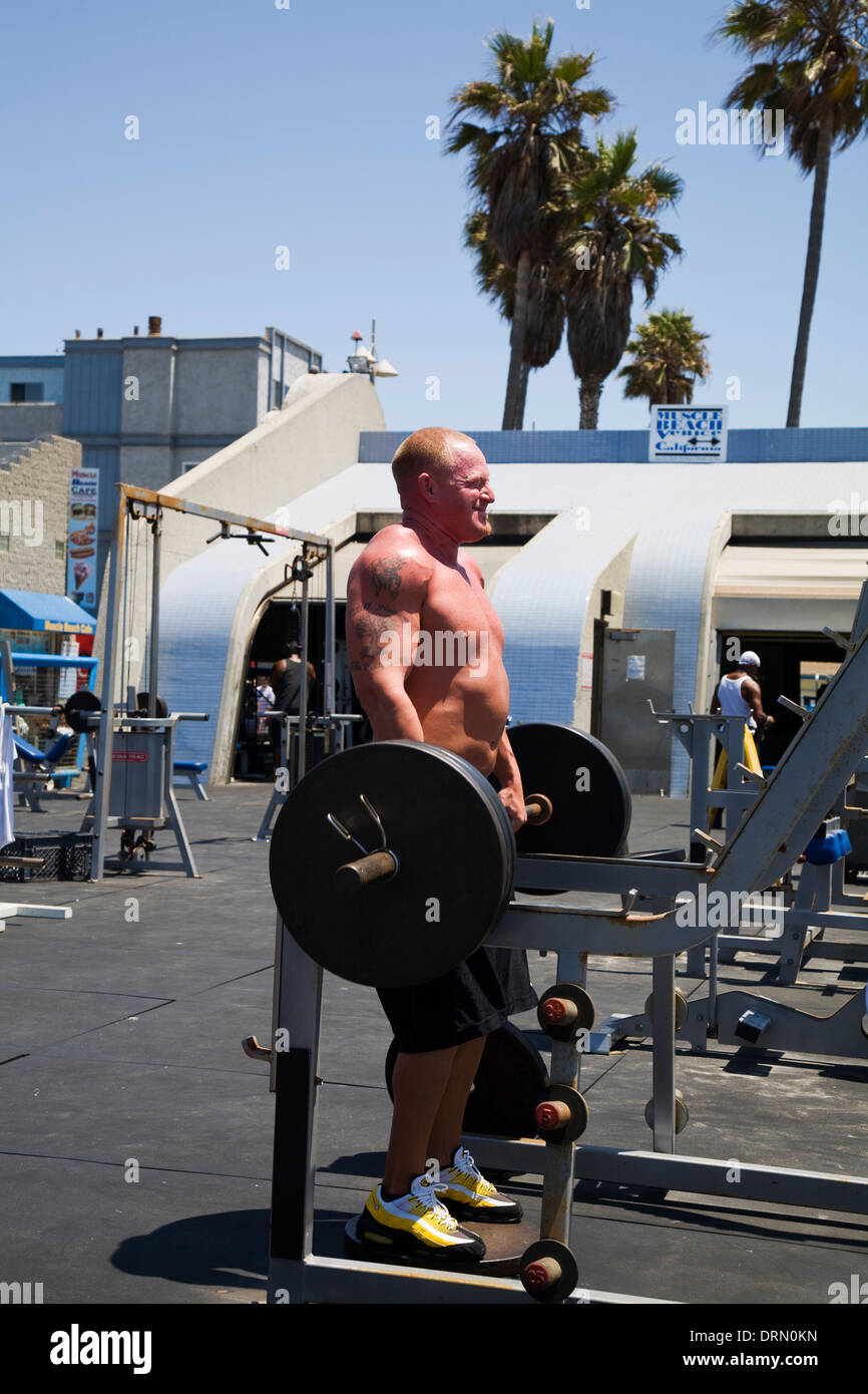 Muscle Beach, Venice Beach, Los Angeles, CA, California Stock Photo - Alamy