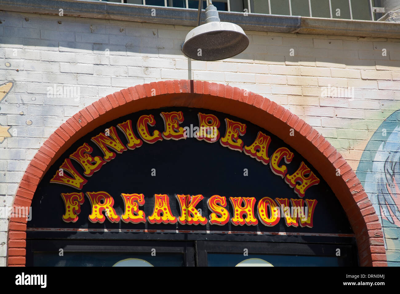 Venice Beach Freakshow sign, Los Angeles, CA, California Stock Photo ...