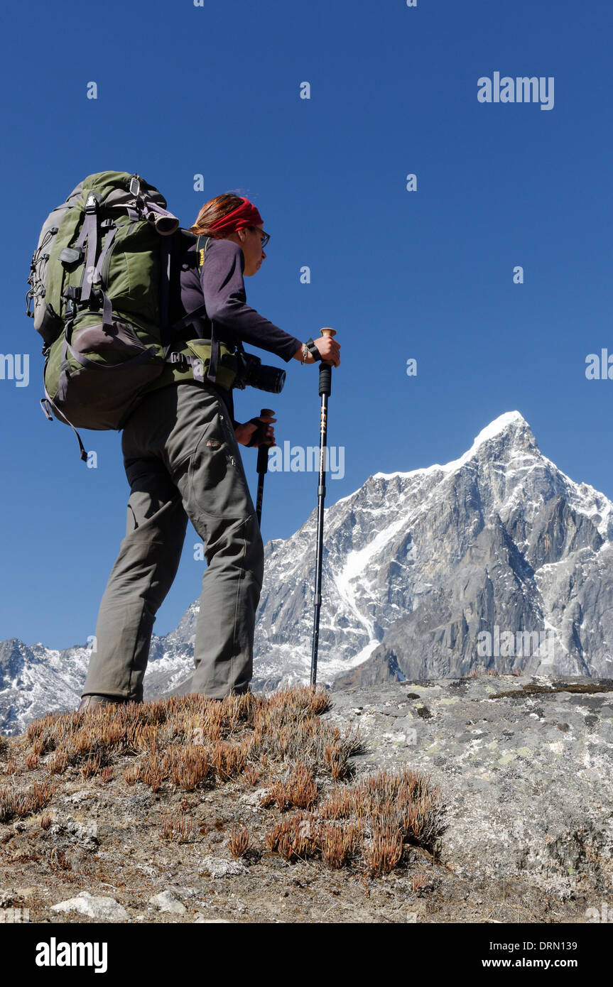 Trekking everest base camp hi-res stock photography and images - Alamy