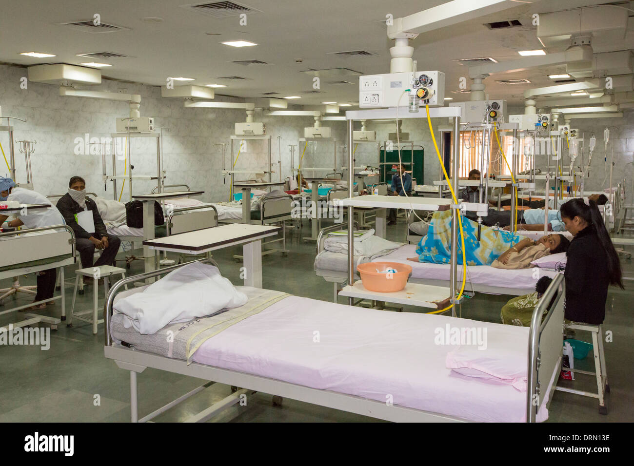 A chemotherapy ward in a specialist cancer hospital at the Muni Seva ...