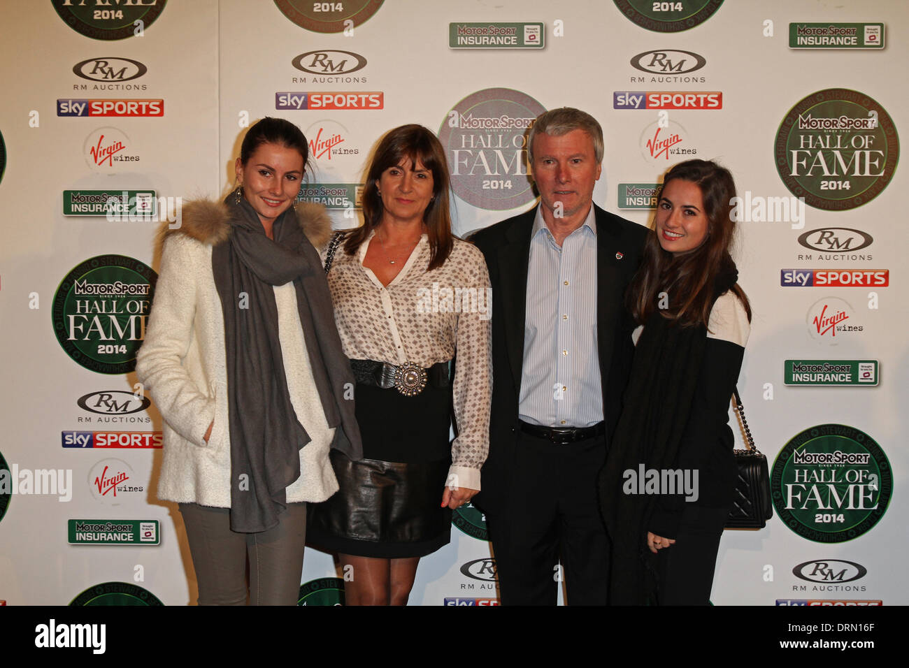 London, UK. 29th January 2014. Steve Soper along with his family attend ...