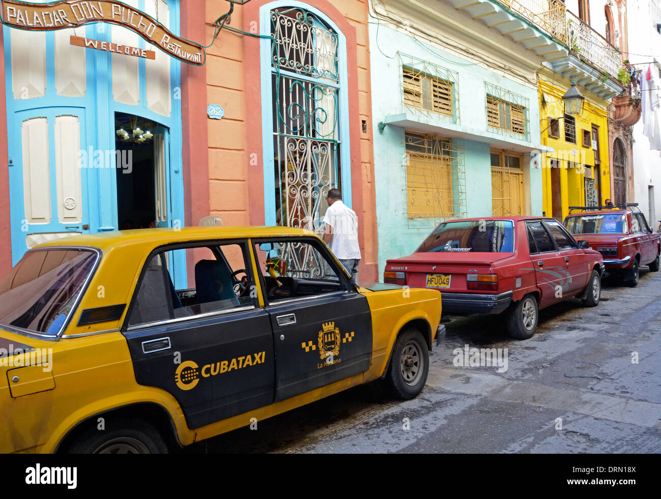 Lada taxi hi-res stock photography and images - Alamy