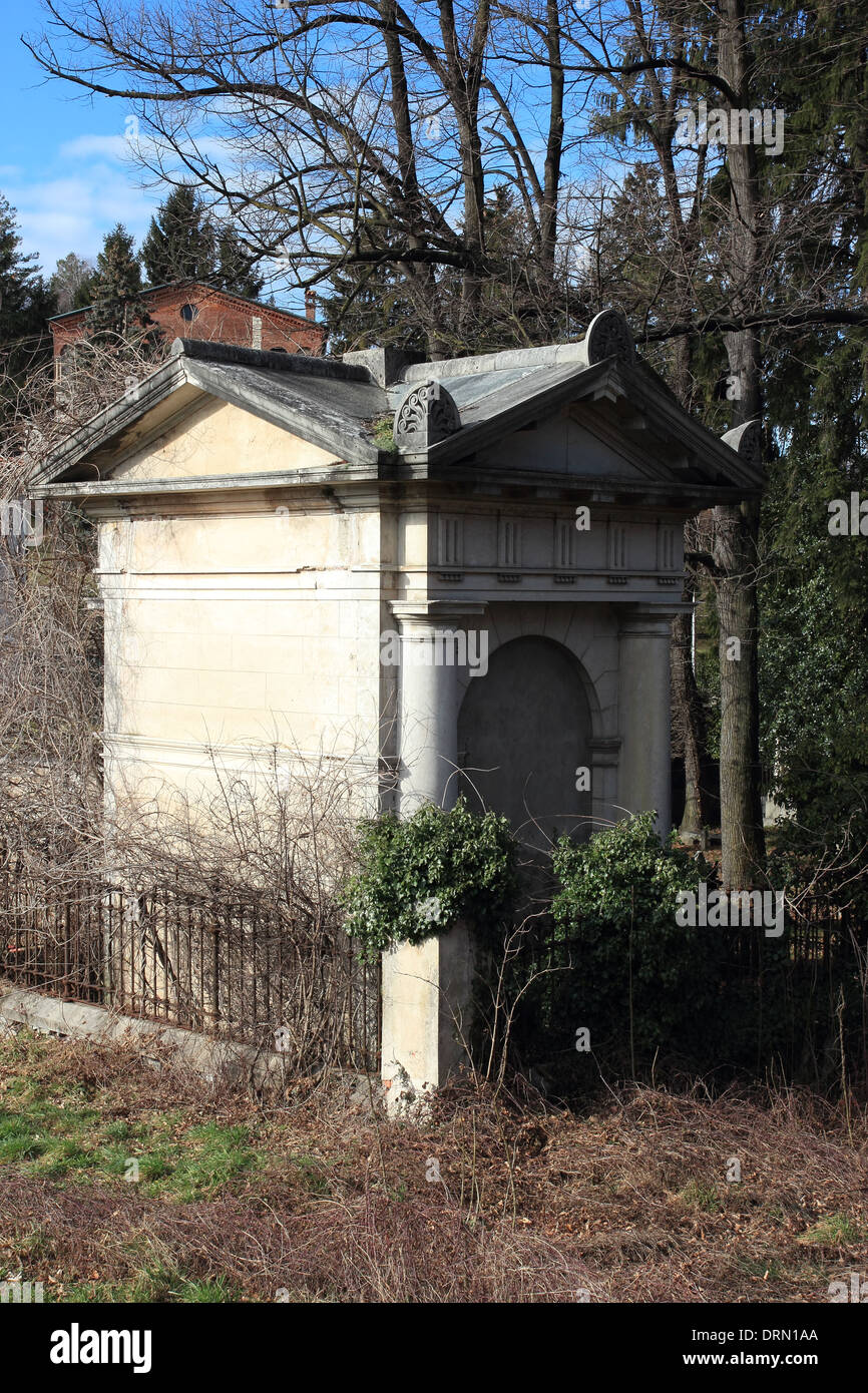 Chapel in abandoned cemetery, Viggiu, Italy Stock Photo - Alamy