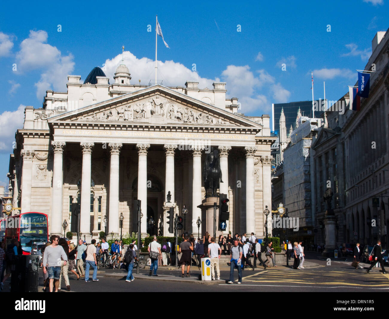 The Royal Exchange, London, UK Stock Photo - Alamy
