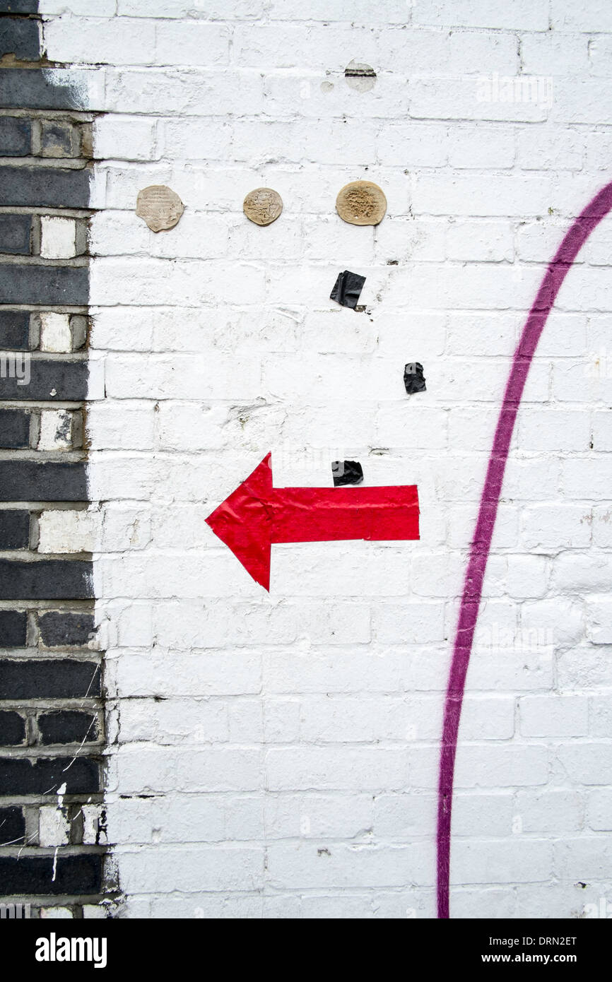 Direction arrow london hi-res stock photography and images - Alamy