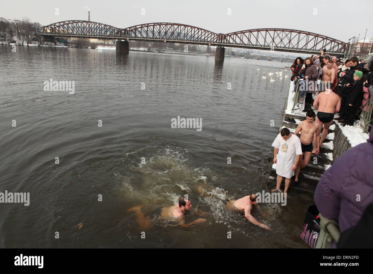 Orthodox Christian worshippers attend traditional Epiphany bathing in ...