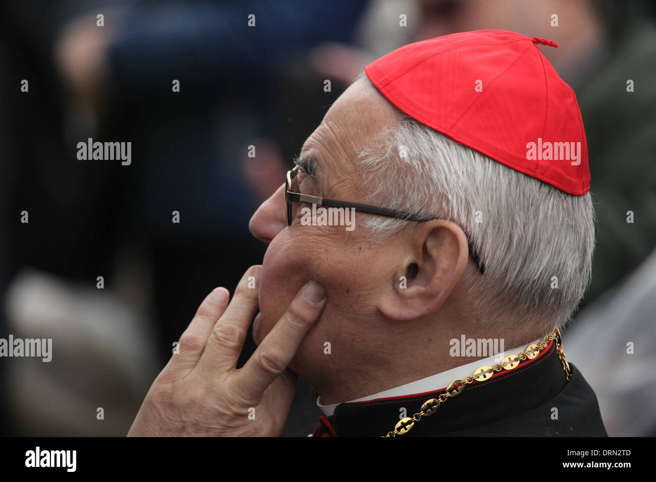 Cardinal Miloslav Vlk attends an orthodox service in honour of Saints ...