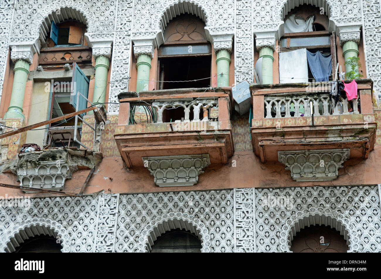 Arches and balconies, old Havana, Cuba Stock Photo - Alamy