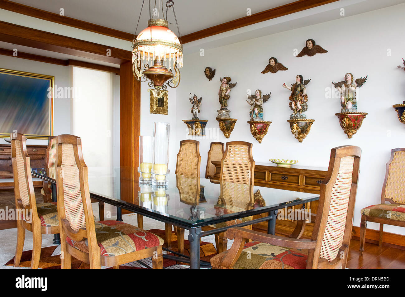 Interior design series: classic dining room Stock Photo - Alamy