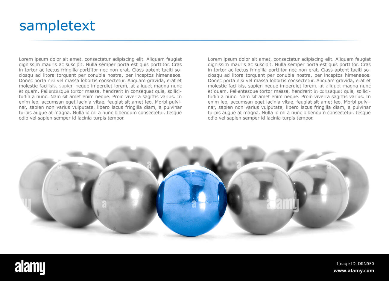 Unique and different concept design with copy space Stock Photo - Alamy