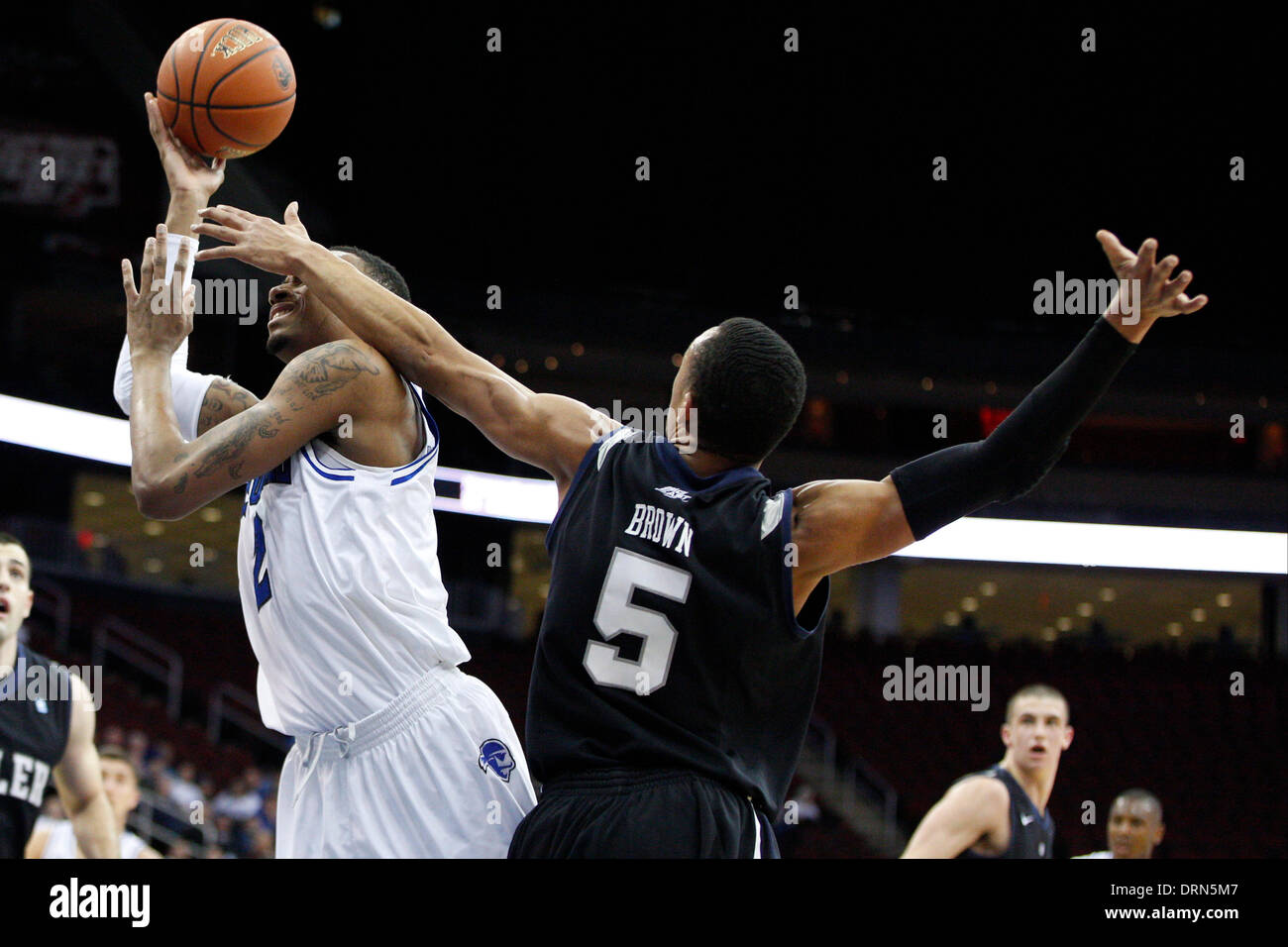 Seton hall pirates forward brandon mobley 2 hi-res stock photography ...