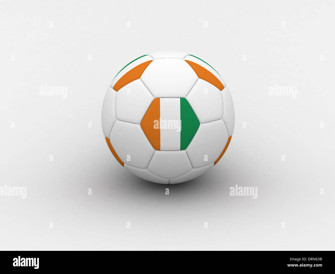 Soccer ball ivory coast flag hi-res stock photography and images - Alamy