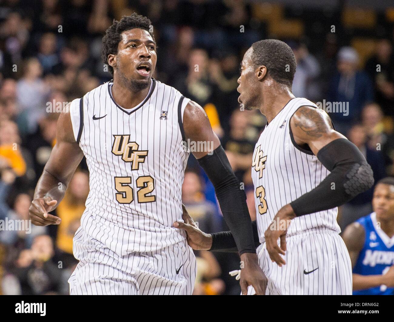 - Orlando, FL, U, . 29th Jan, 2014. S: UCF Knights forward Staphon ...