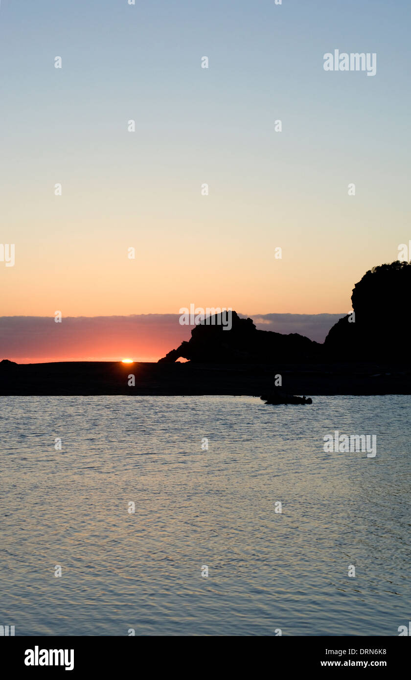Navarro River at Navarro Beach in Mendocino, California Stock Photo - Alamy
