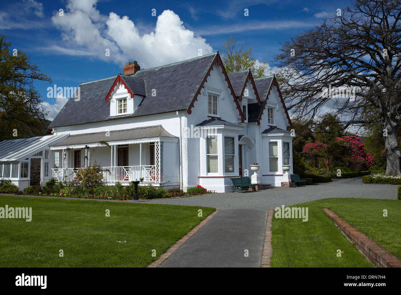 Broadgreen Historic House, Nelson, South Island, New Zealand Stock ...