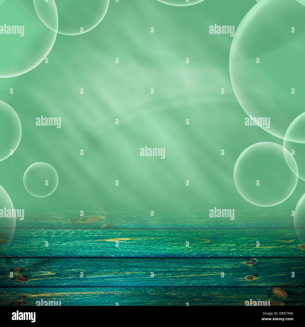 Under the water. Background with wooden panel and bubbles Stock Photo ...