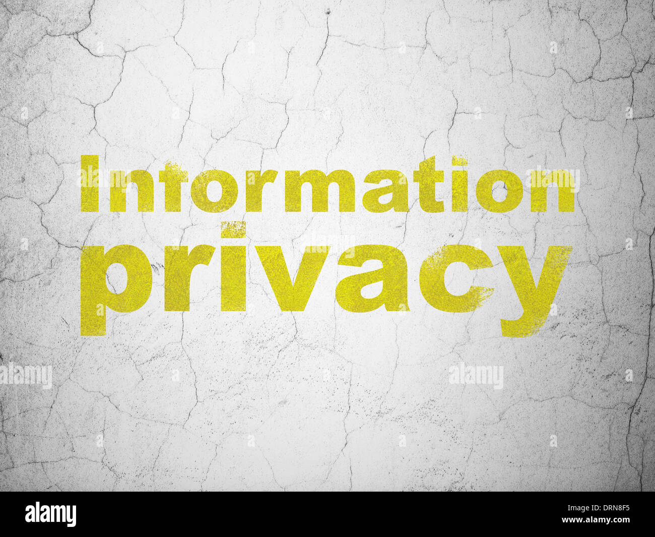 Security concept: Information Privacy on wall background Stock Photo ...