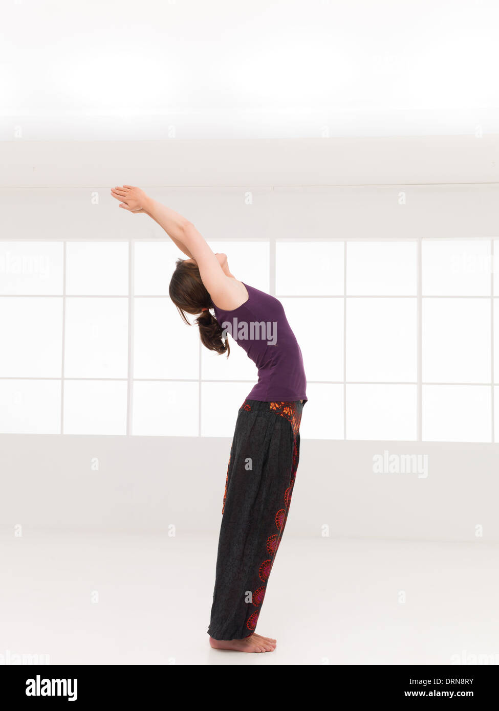 Female young caucasian wellness wellbeing vertical hi-res stock ...