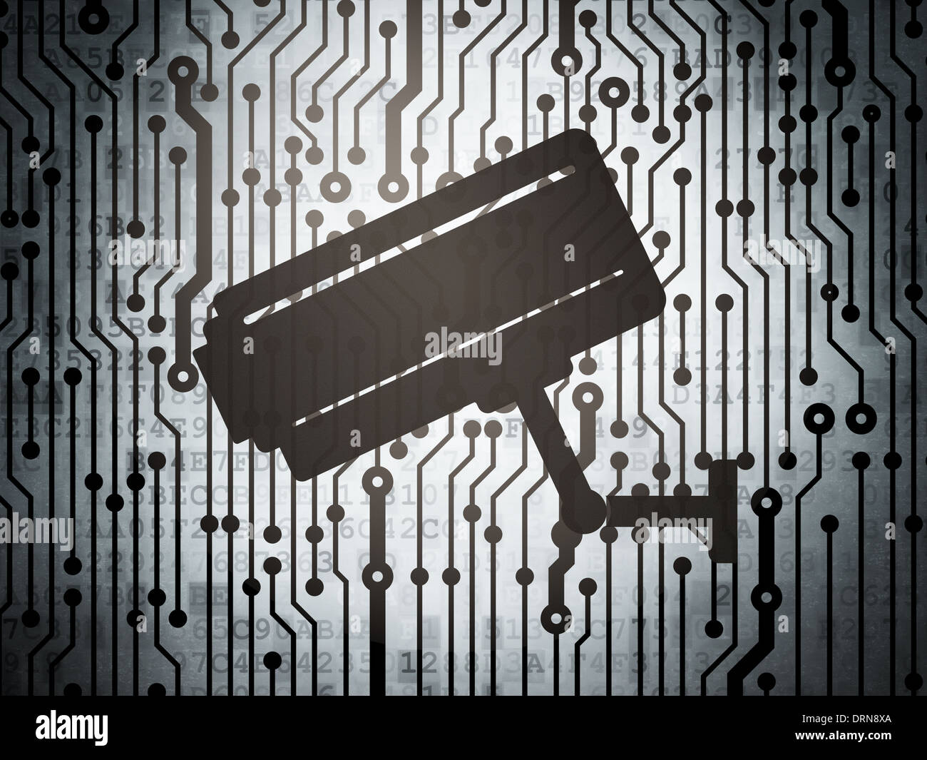 Safety concept: circuit board with Cctv Camera Stock Photo - Alamy