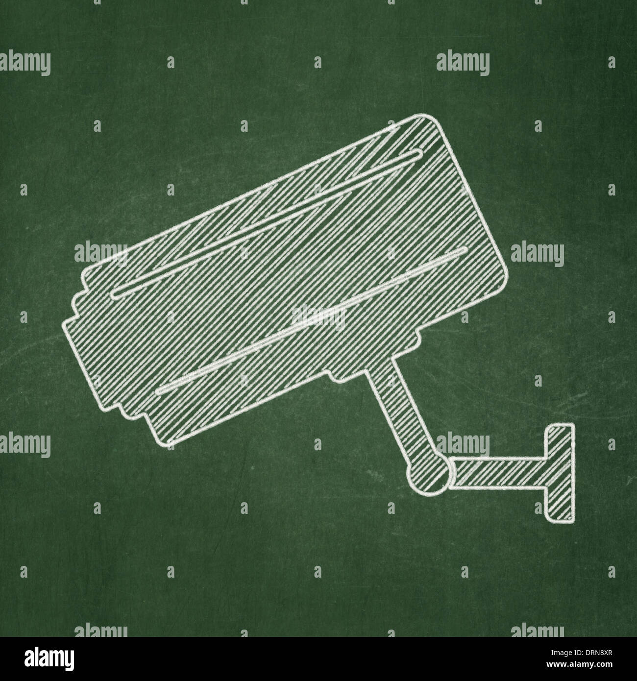 Privacy concept: Cctv Camera on chalkboard background Stock Photo - Alamy