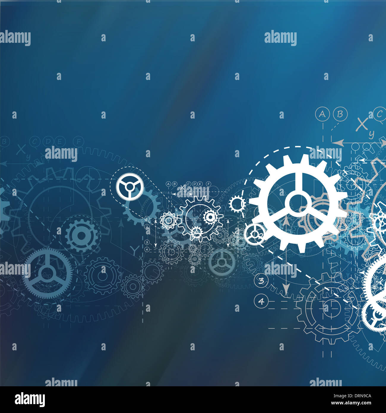 Gear Abstract Background - Stock Image Stock Photo - Alamy