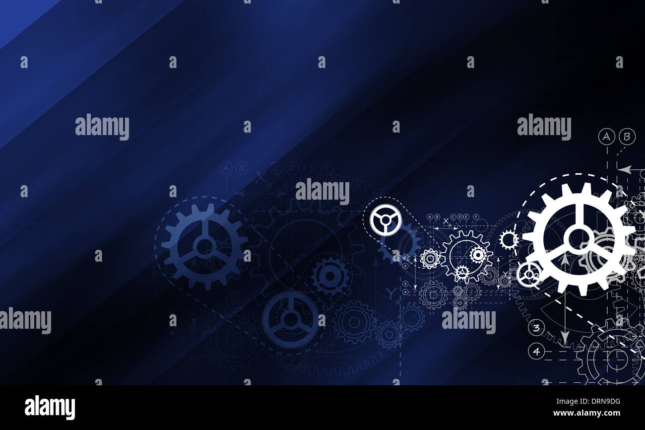 Gear Abstract Background - Stock Image Stock Photo - Alamy