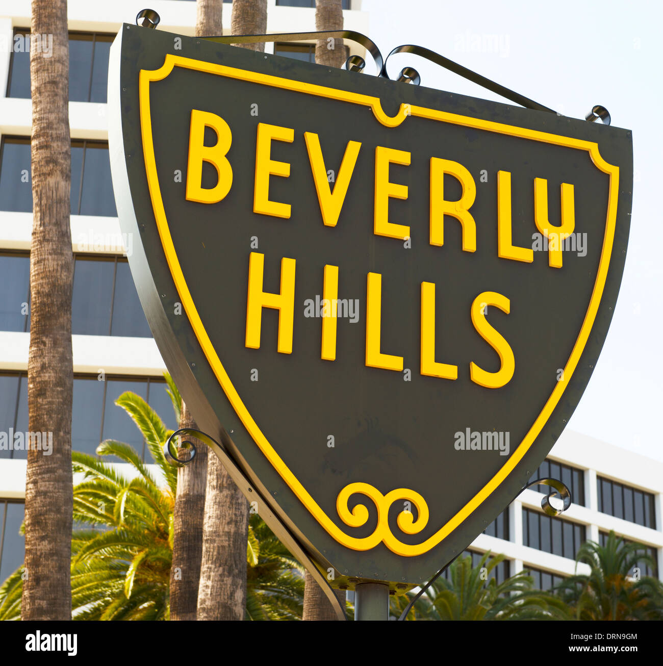 Beverly Hills city sign Los Angeles USA Stock Photo - Alamy