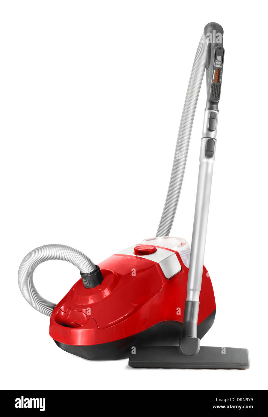 Vacuum cleaner isolated on white background Stock Photo - Alamy