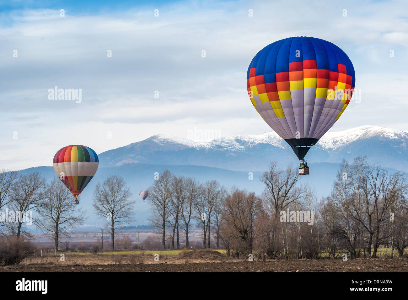 Balloon up in the sky hi-res stock photography and images - Alamy