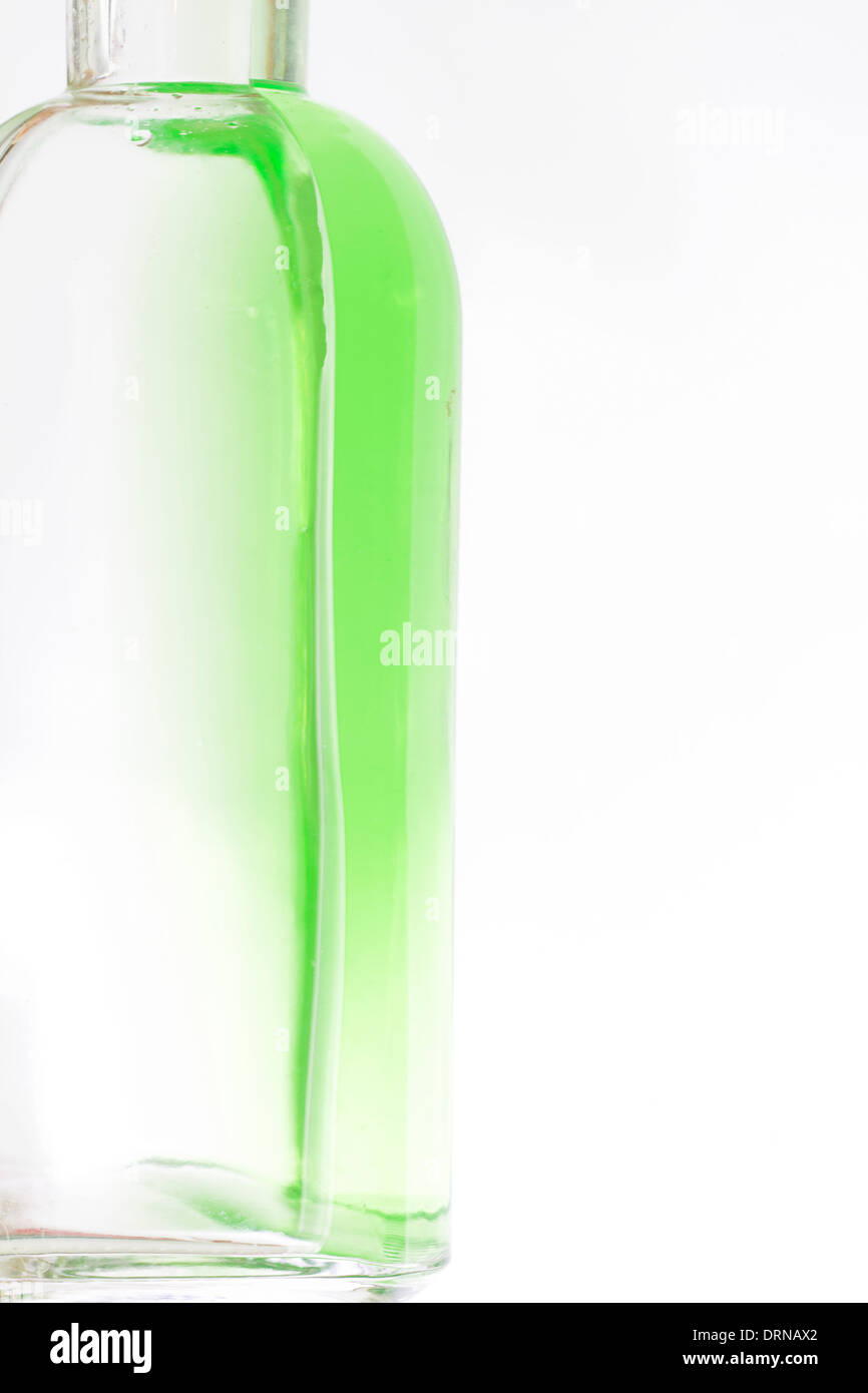 White and Green Peppermint bottle Stock Photo - Alamy