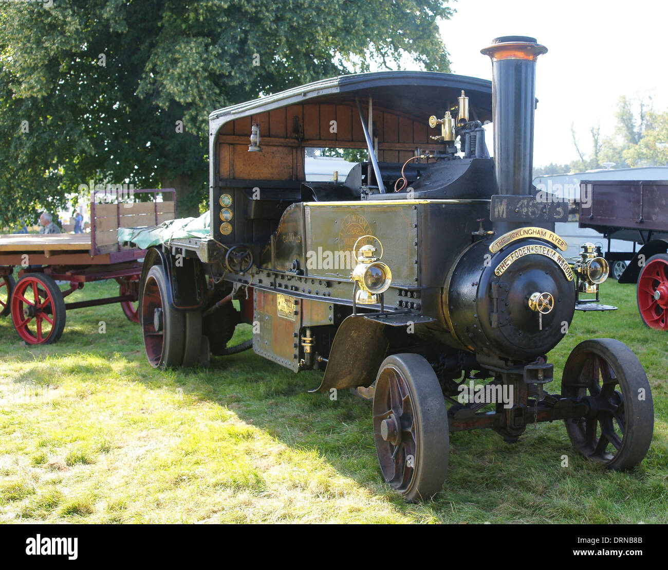 "The Icklingham Flyer" a 1913 Foden 5ton steam lorry wagon truck M4673 ...