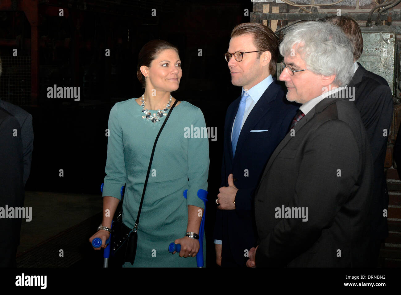 Crown Princess Victoria of Sweden and Prince Daniel during their ...