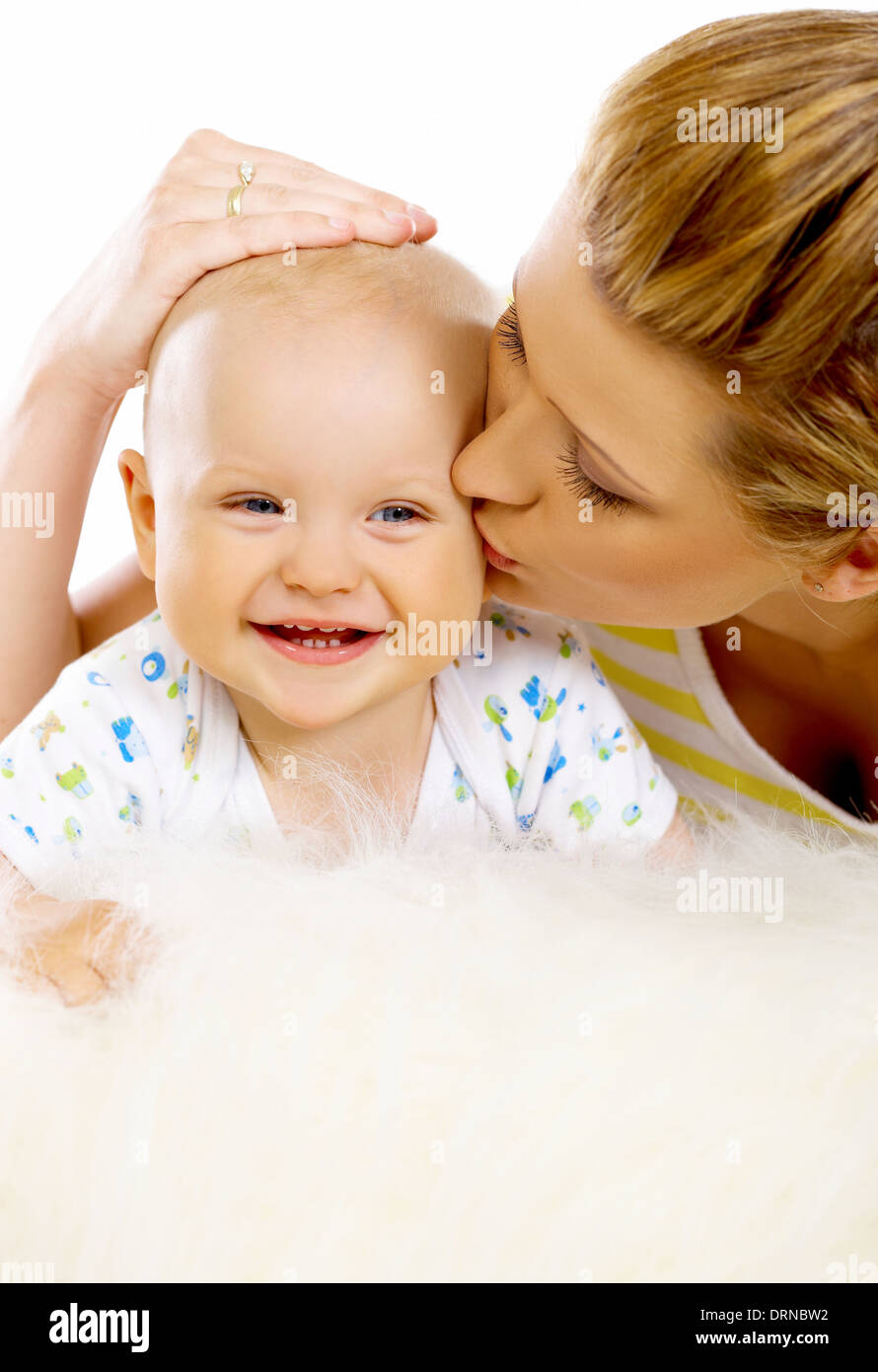 Mother and son Stock Photo - Alamy