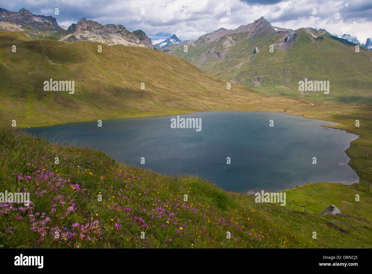 Lago De Verney Piccolo San Bernardo, Italy Stock Photo - Alamy