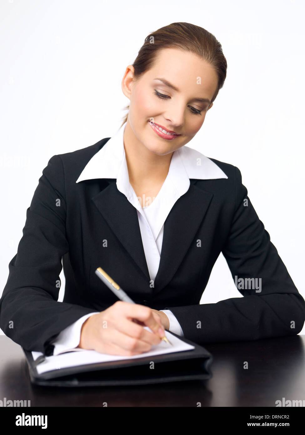 Cute Business Woman Stock Photo - Alamy