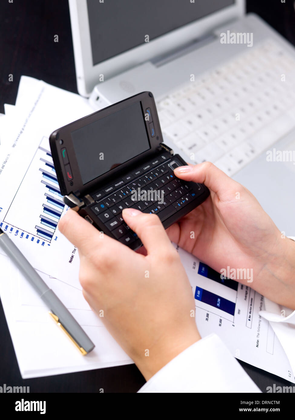 Cute Business Woman Stock Photo - Alamy