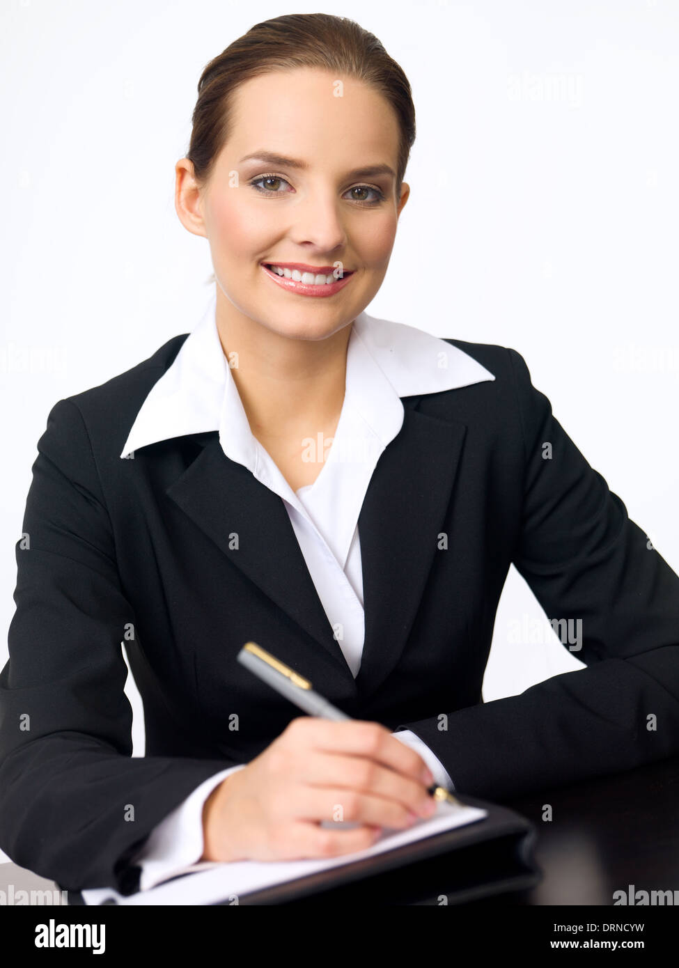 Cute Business Woman Stock Photo - Alamy