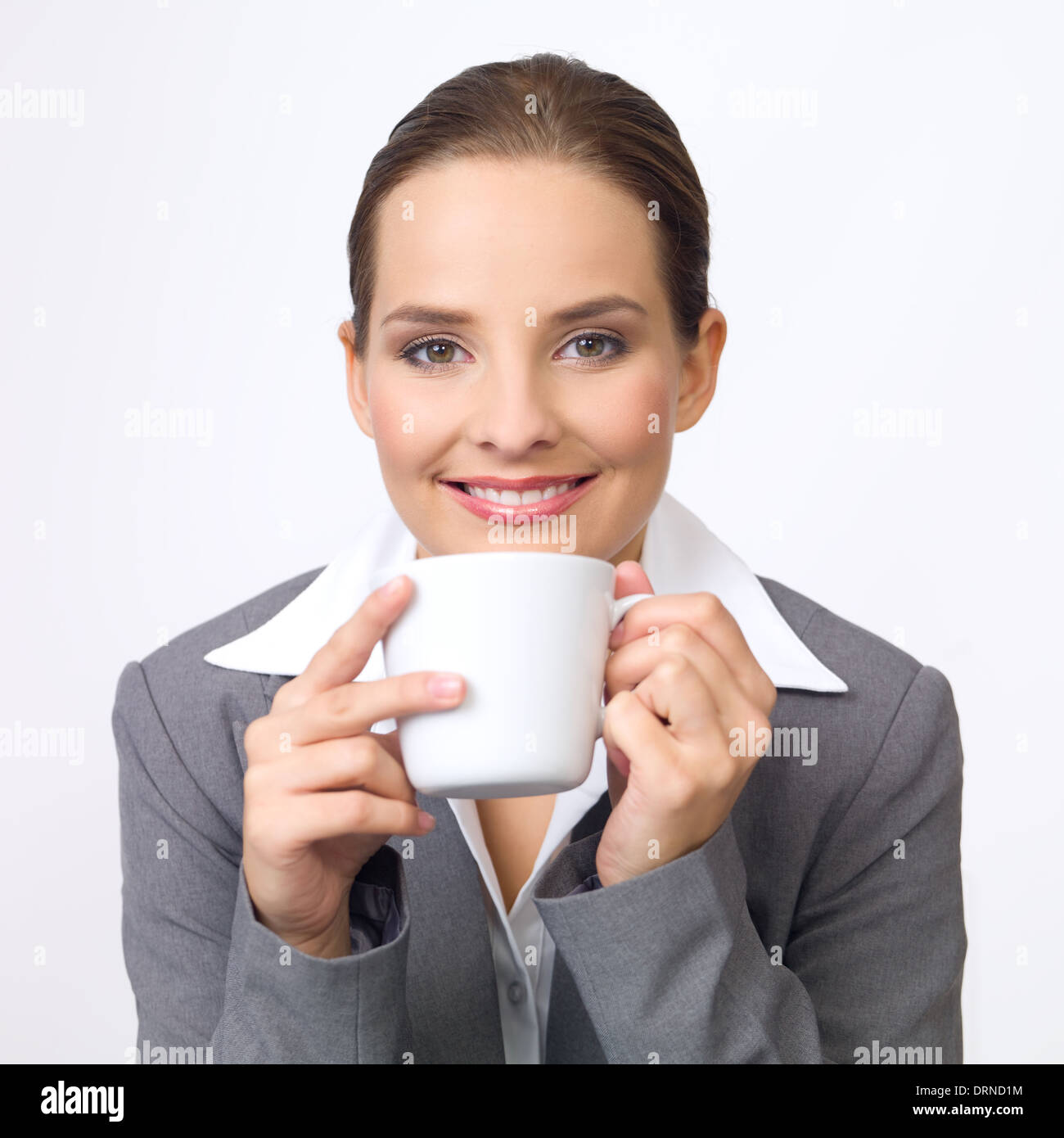 Cute Business Woman Stock Photo - Alamy