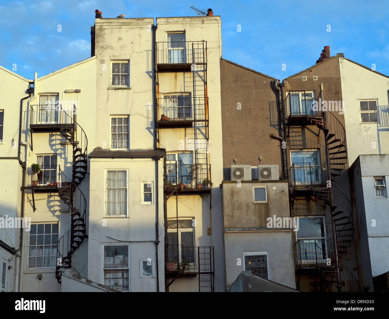 Uk fire escape stairs hi-res stock photography and images - Alamy