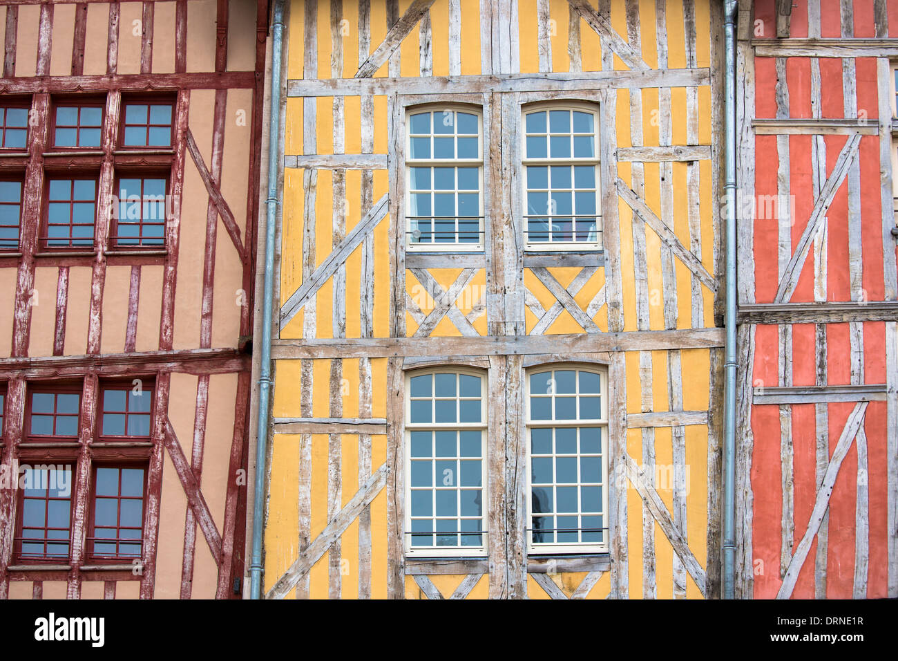 Traditional medieval timber-frame architecture at Troyes in the ...