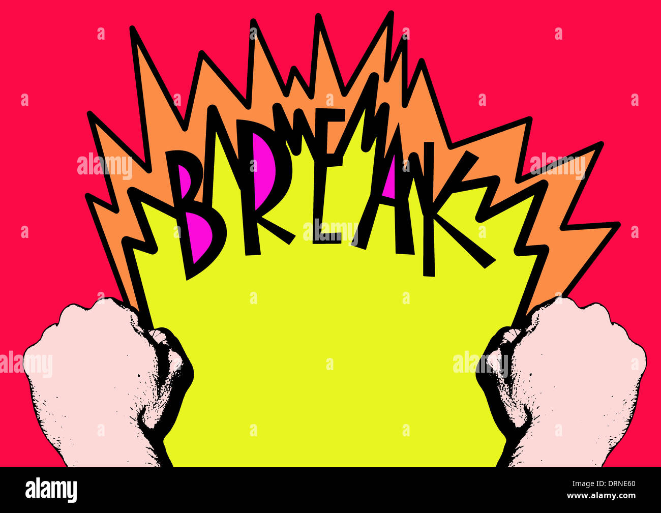 Drawing smash hi-res stock photography and images - Alamy