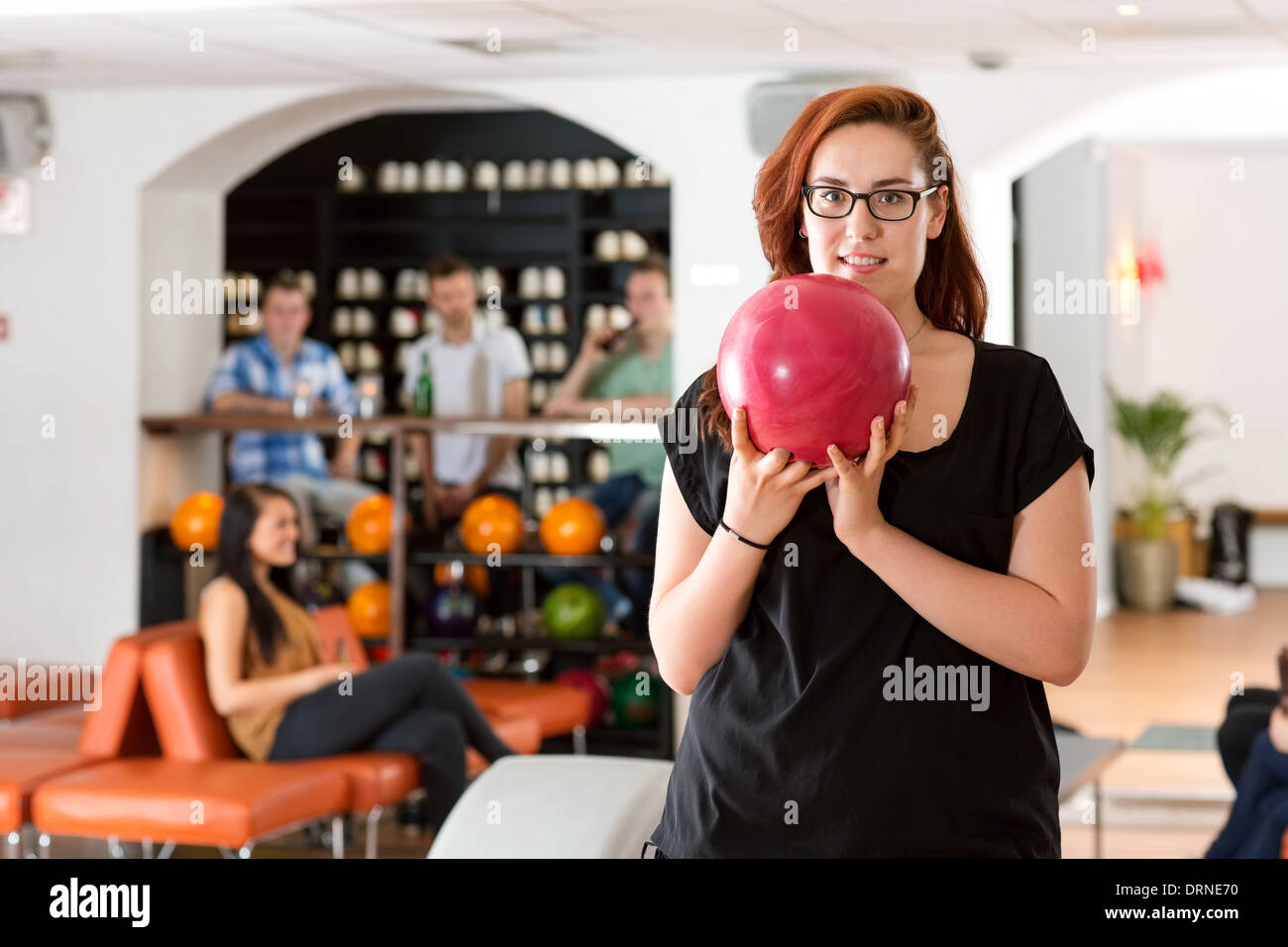 Woman bowler bowling ball hi-res stock photography and images - Alamy