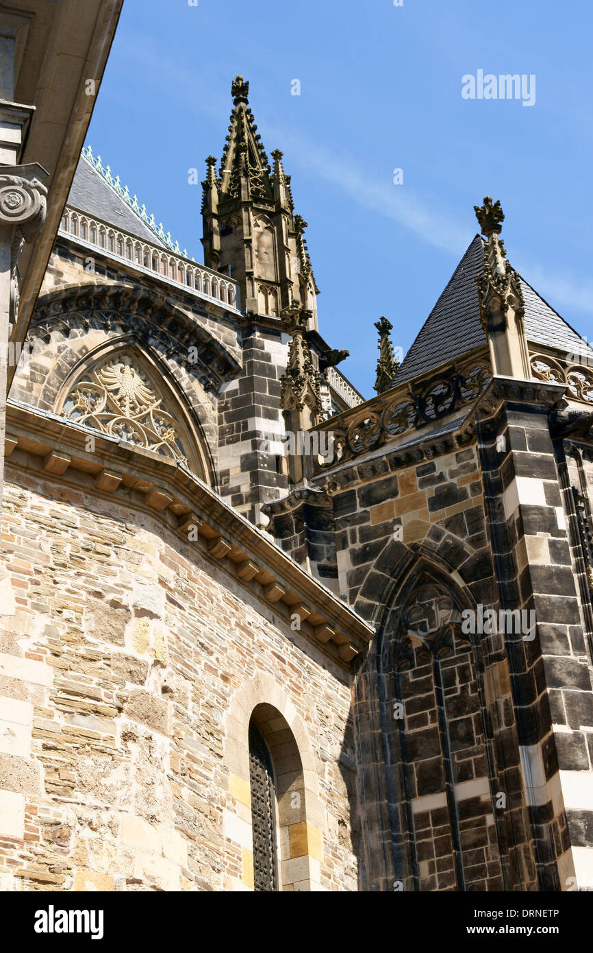 Aachen Cathedral also known as Imperial Cathedral or Royal Church of St ...