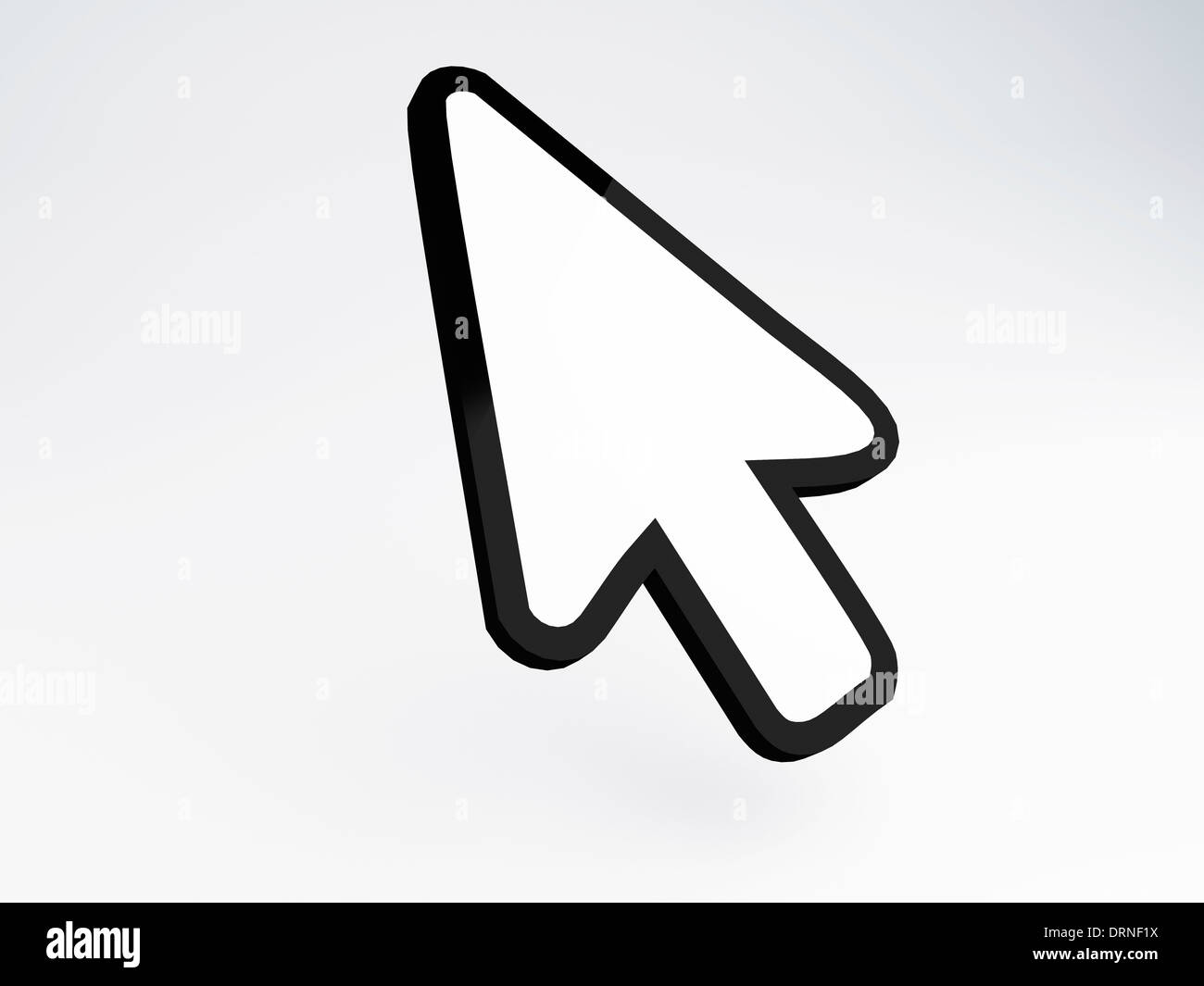 Mouse arrow cursor 3d Illustration Stock Photo - Alamy