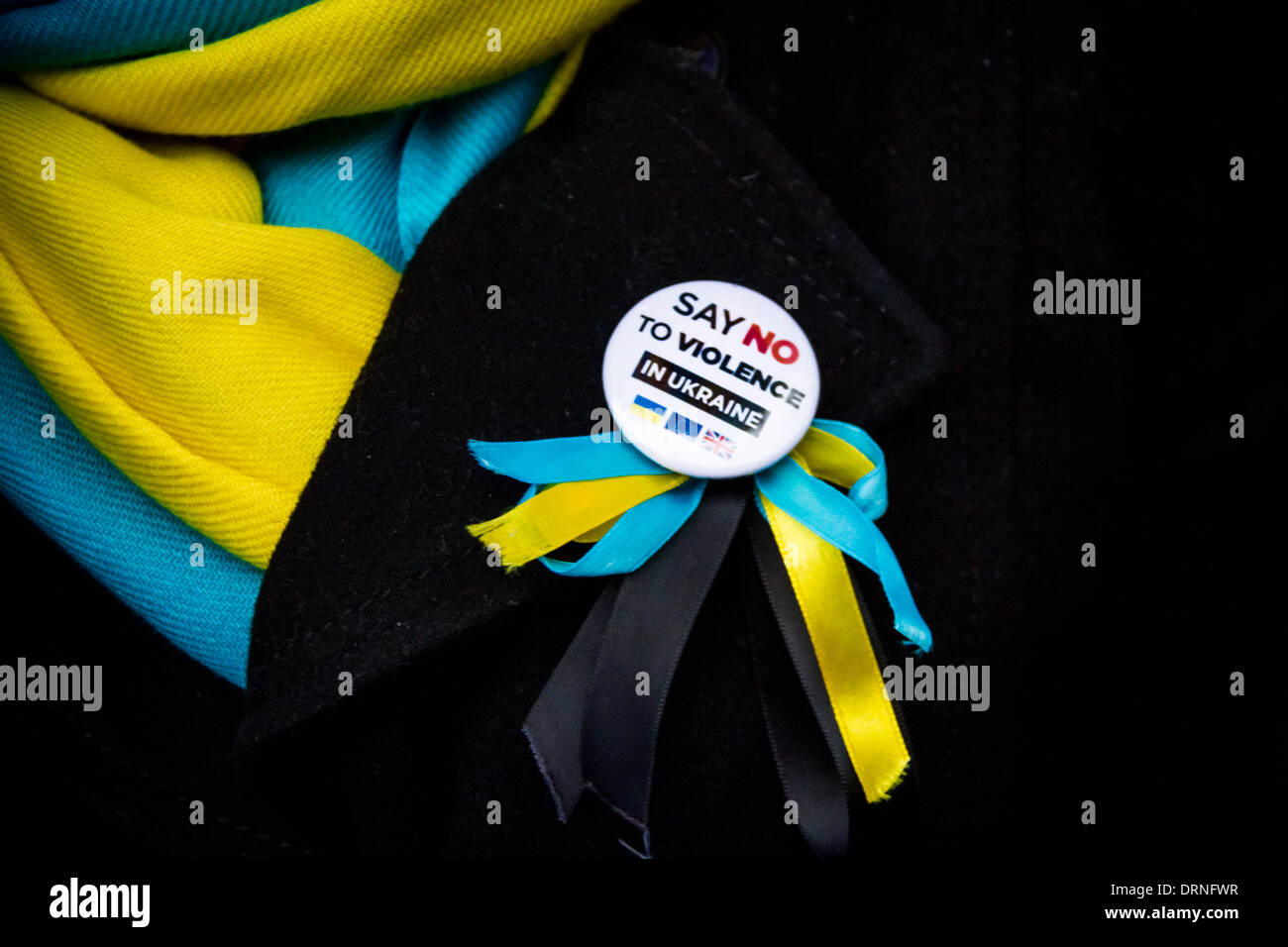 Ukrainian Euromaidan Protest on Whitehall in London Stock Photo - Alamy
